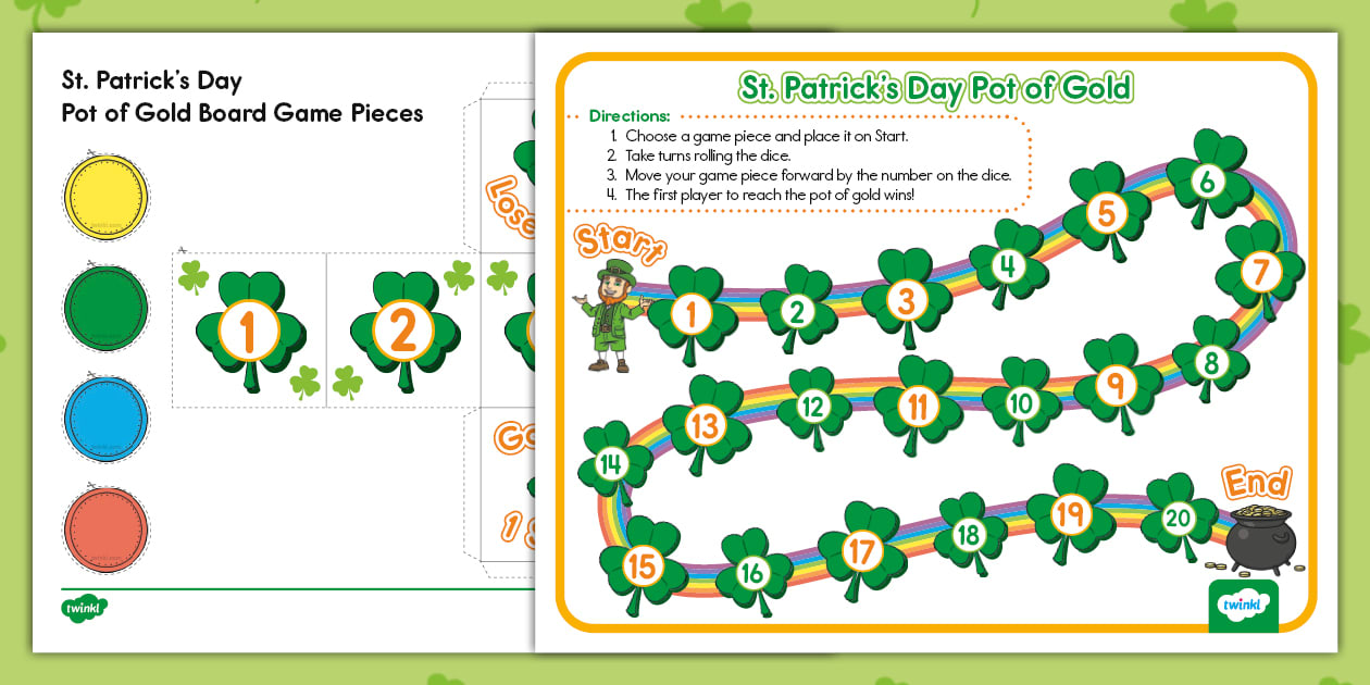 Pot of Gold Game | St. Patrick's Day | Twinkl USA