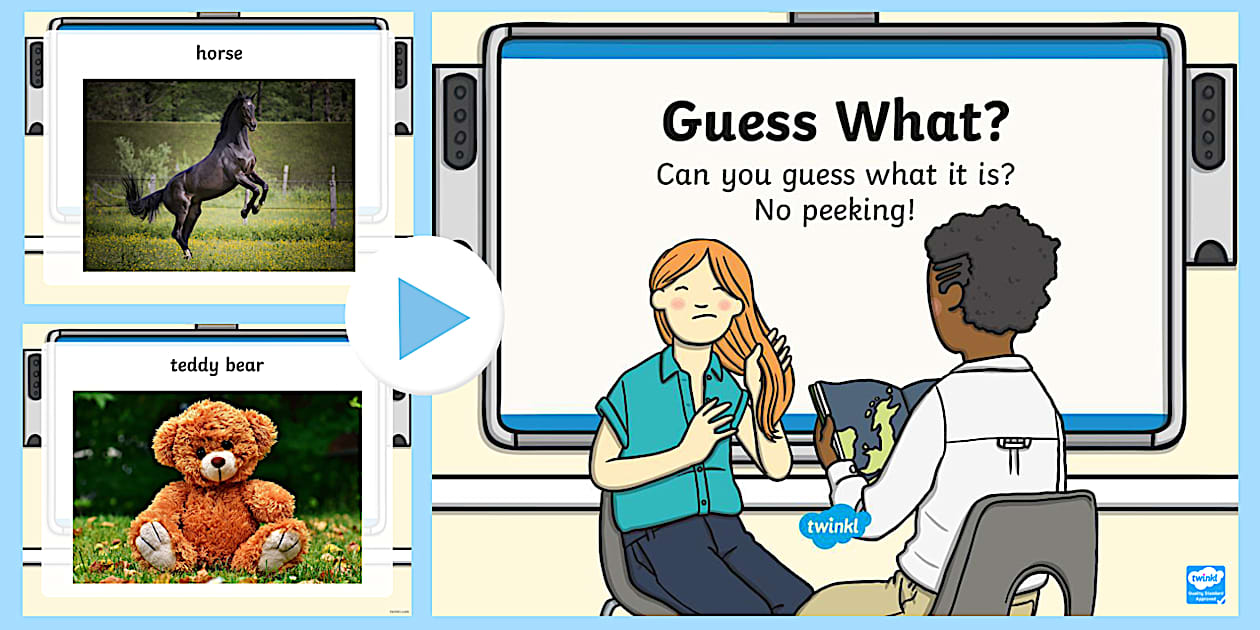 Guess What? Oral Language PowerPoint Game (teacher made)