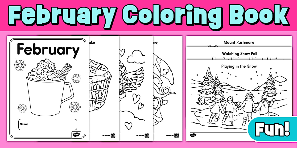February Coloring Book | Coloring Pages
