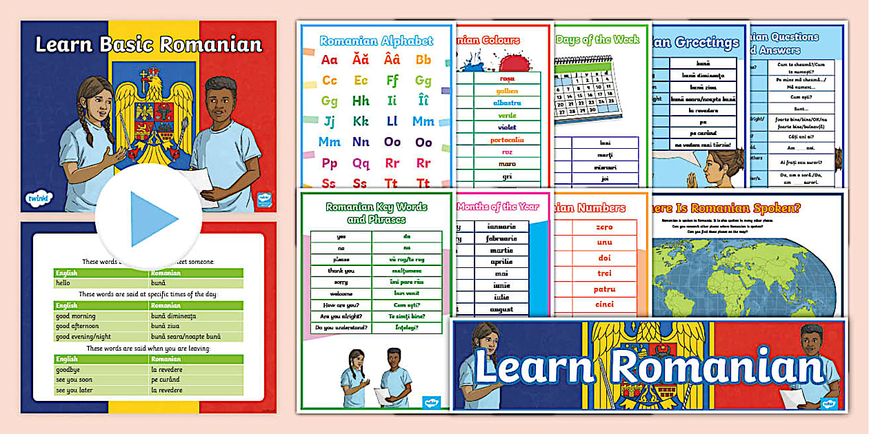 Romanian Language Resource Pack (l'enseignant a fait)