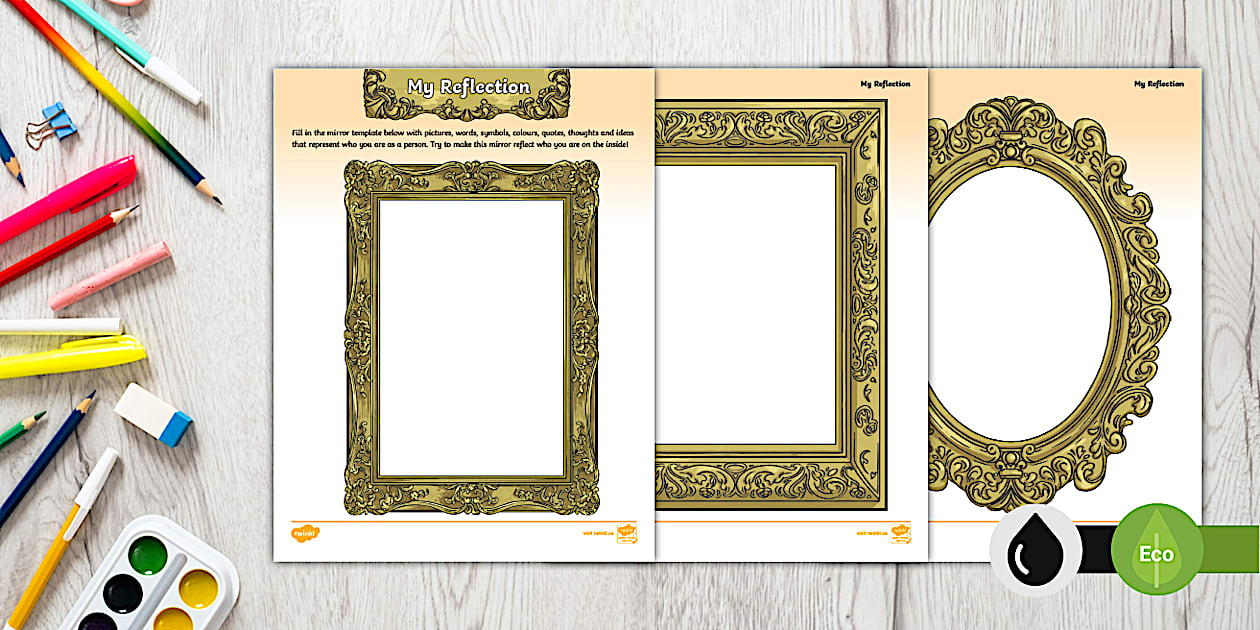 All About Me: My Reflection Activity (teacher made) - Twinkl