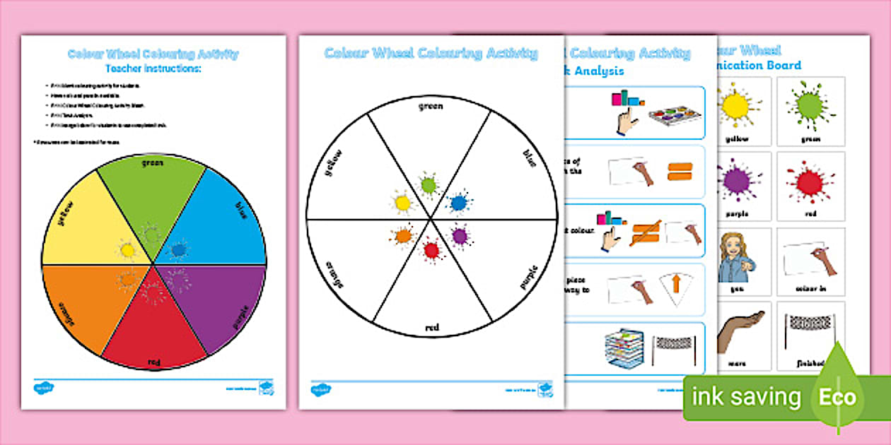 SEN Colour Wheel Activity - Twinkl