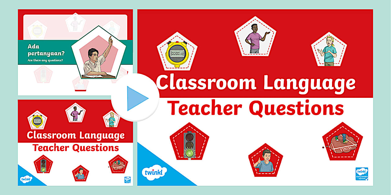 Classroom Language Teacher Questions Indonesian
