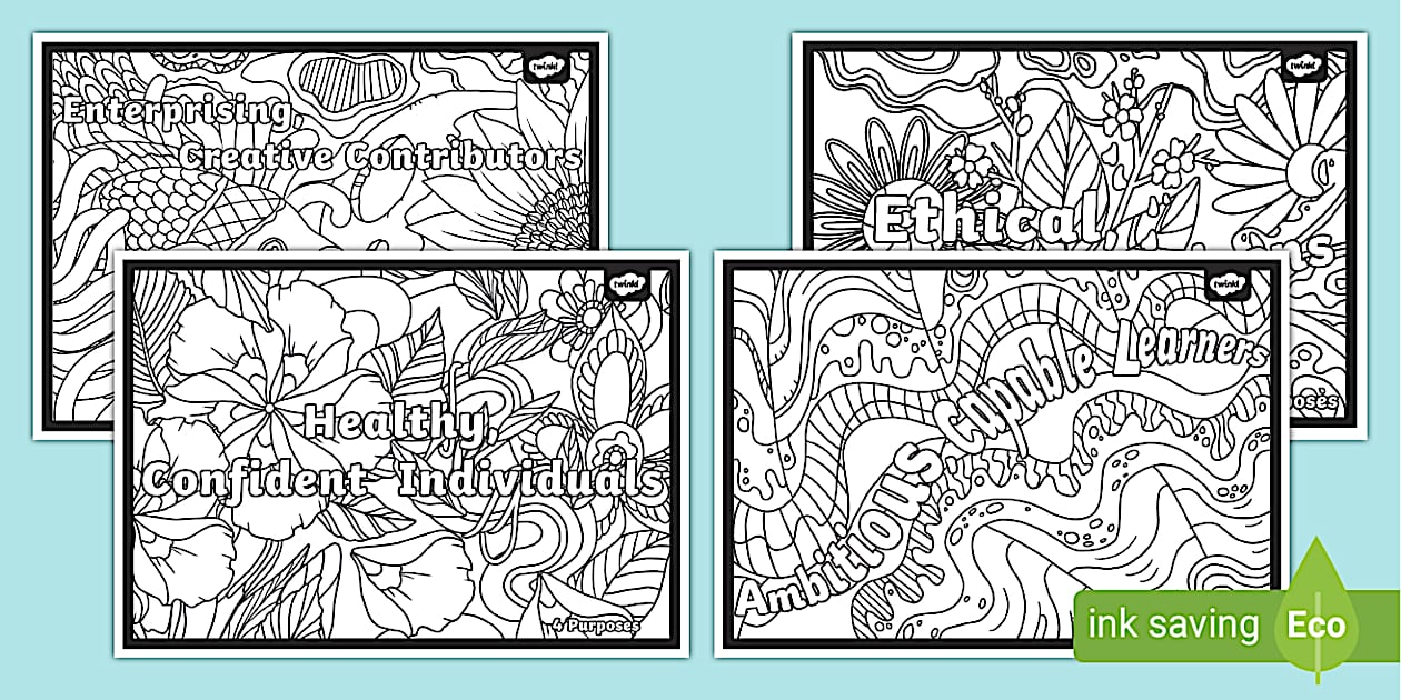 CfW Mindfulness Colouring - Twinkl