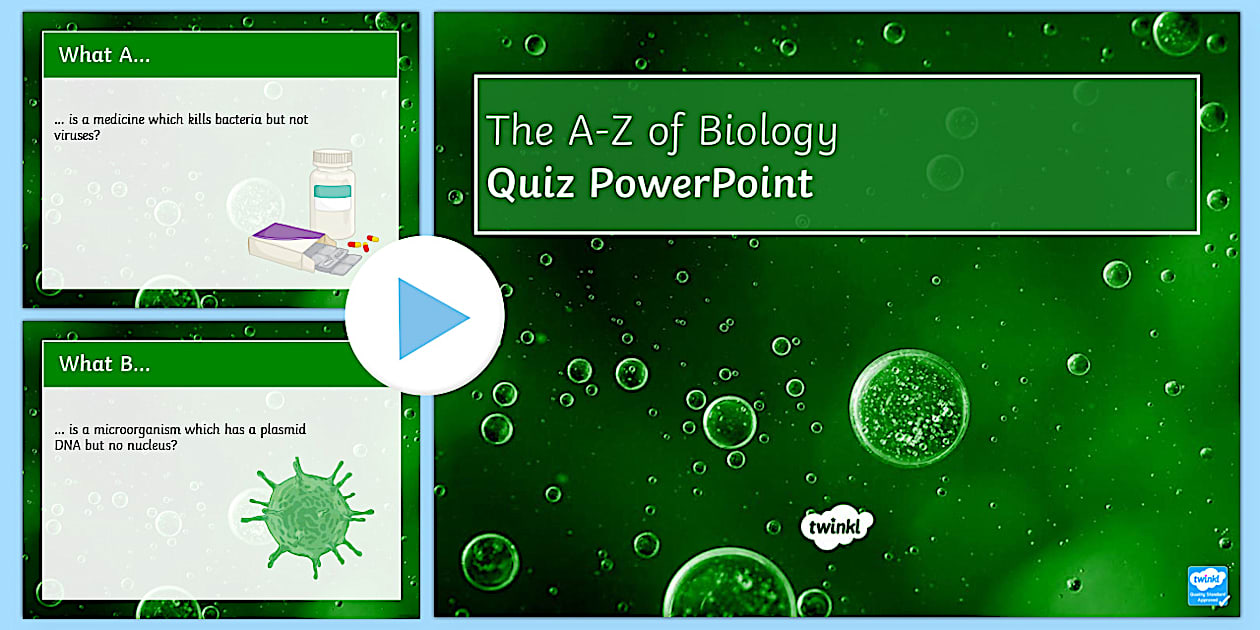A-Z of Cell Biology Quiz PowerPoint | Beyond (teacher made)