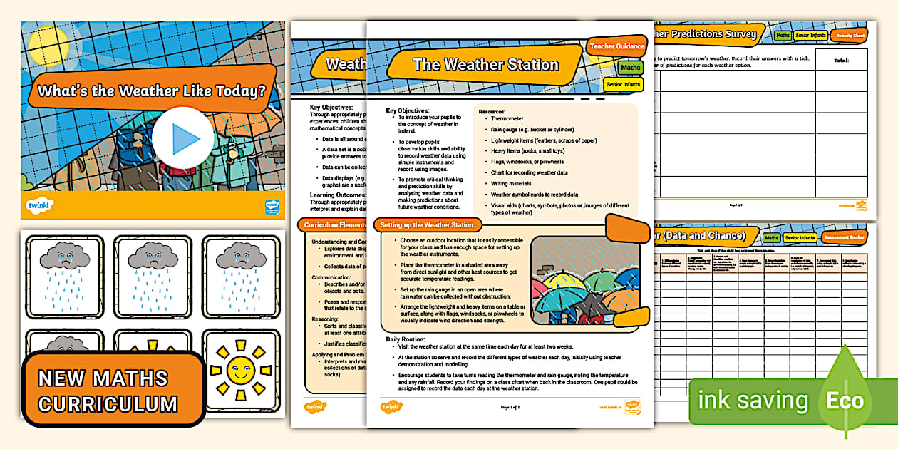 Weather Data And Chance Resource Pack | Twinkl Ireland