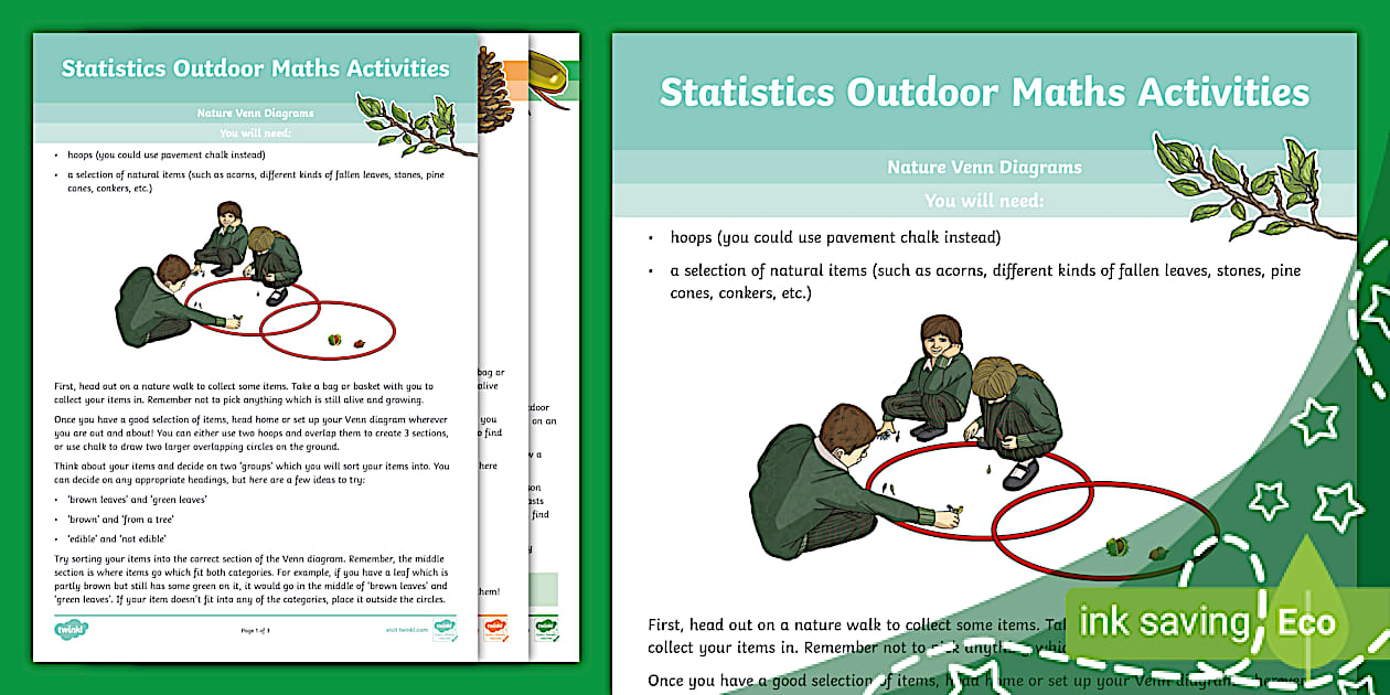 Statistics Outdoor Maths Activities (teacher made) - Twinkl