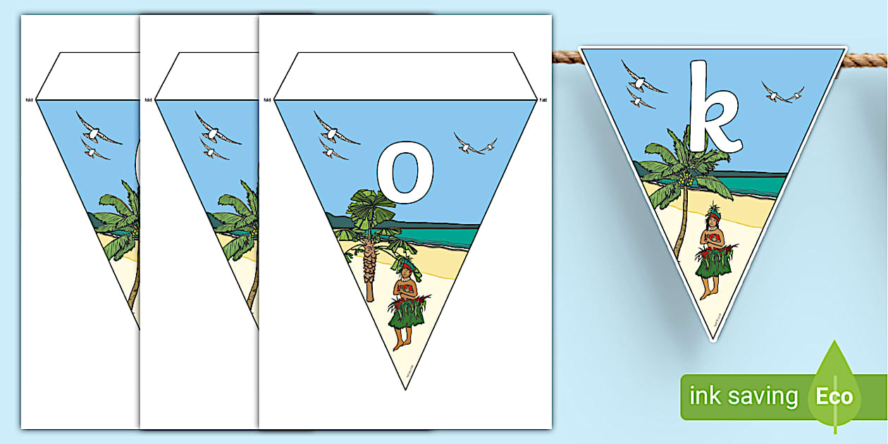 Cook Islands Bunting: Bring Language Week to the Classroom