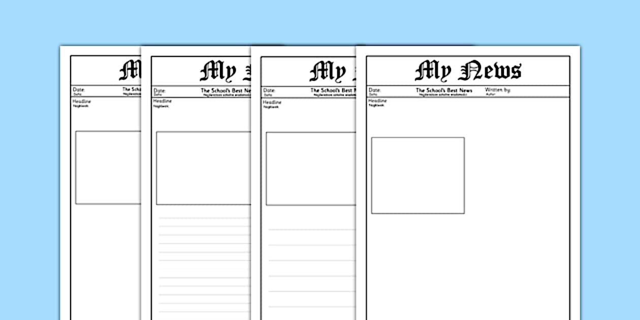 My News Writing Template Polish Translation
