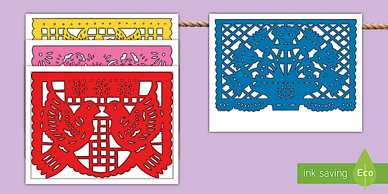 Printable Papel Picado | 2nd Grade Resource | Twinkl USA