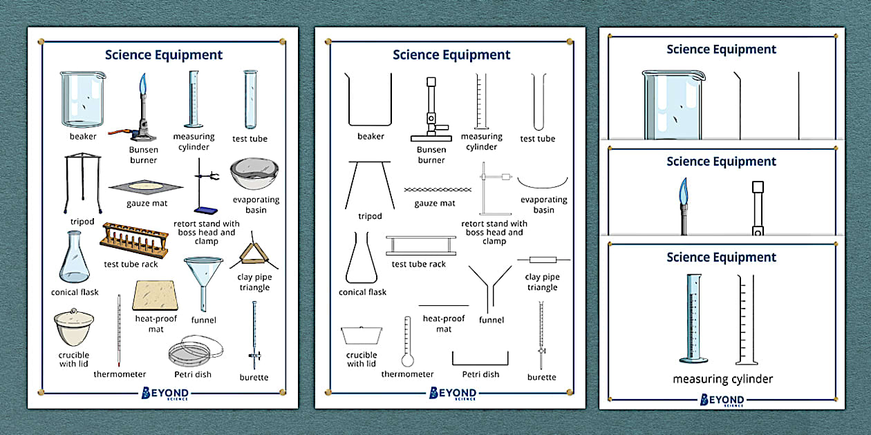 Scientific Diagrams of Equipment (teacher made) - Twinkl
