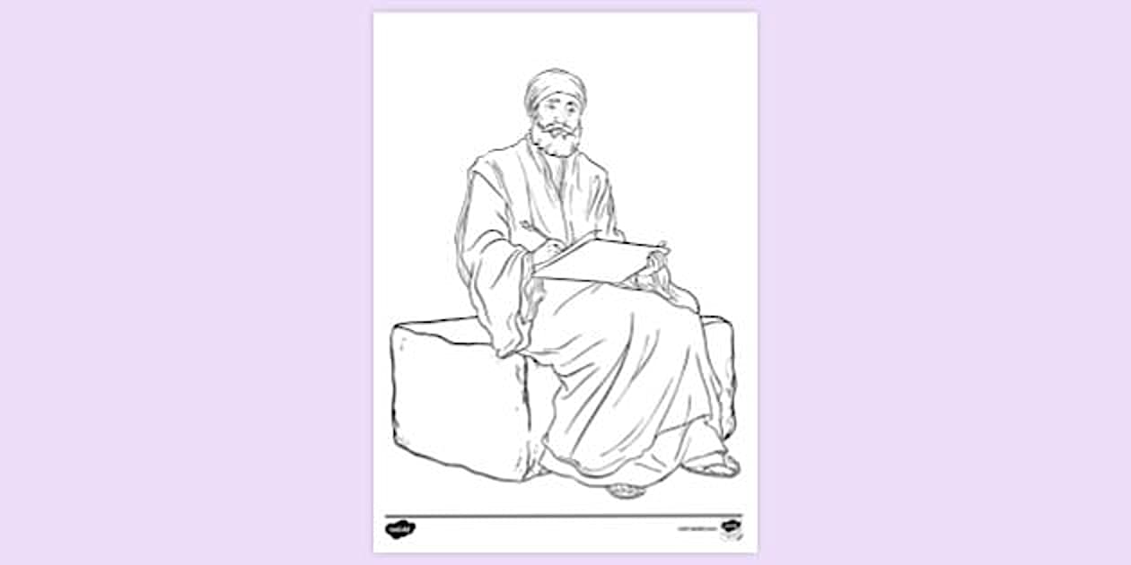 Paul Bible Story Colouring Page | Colouring Sheets - Twinkl