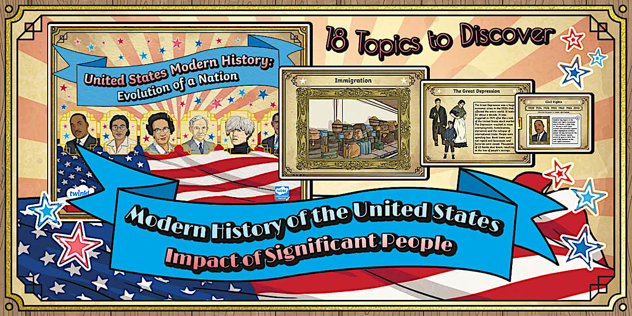 United States Modern History: Evolution of a Nation PowerPoint