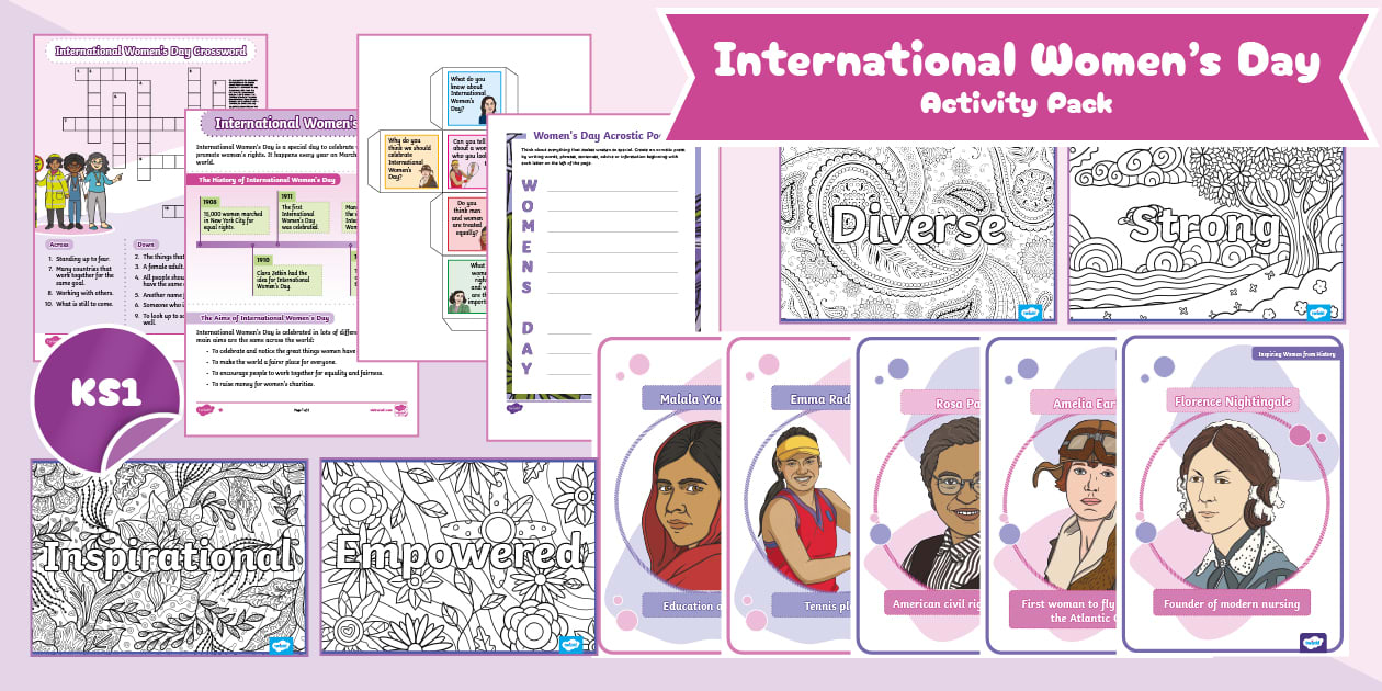 International Women's Day KS1 Activity Pack