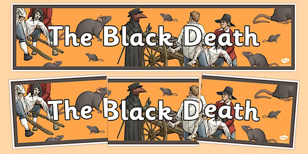 Precursive The Black Death Display Banner (teacher made)