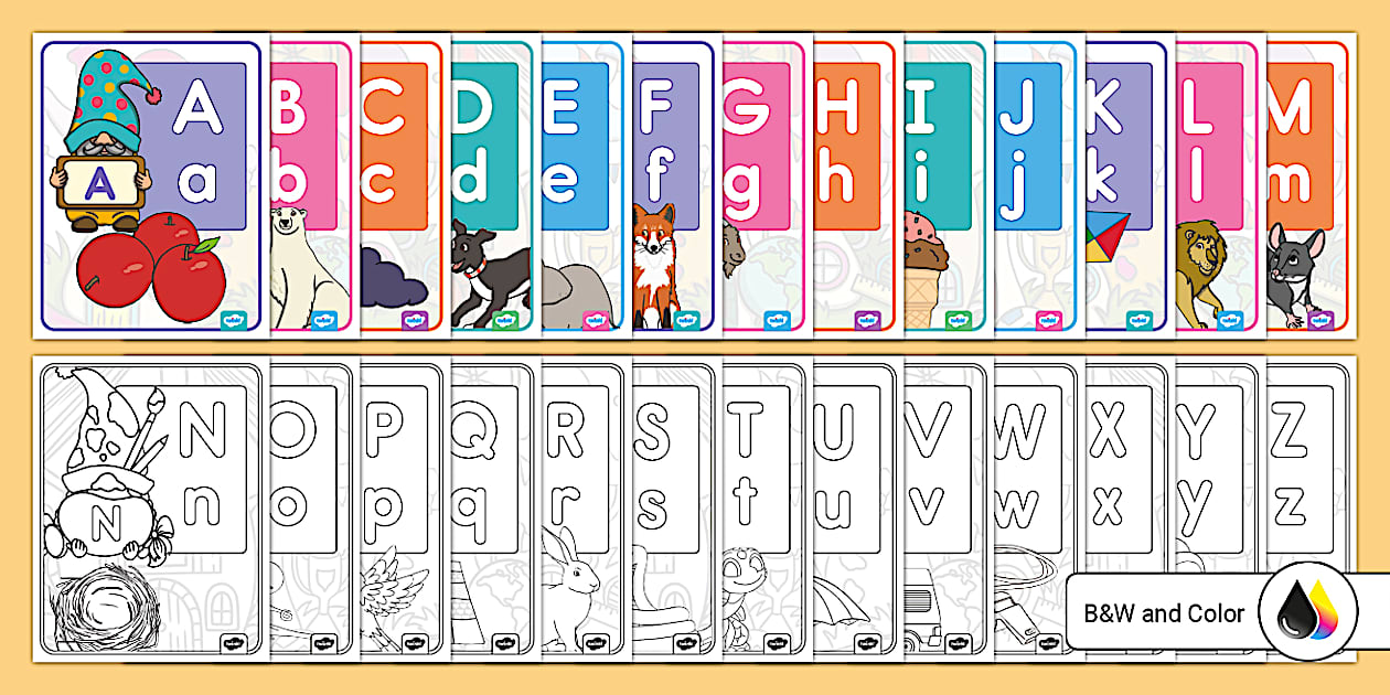 School Gnomes Alphabet Posters (Teacher-Made) - Twinkl