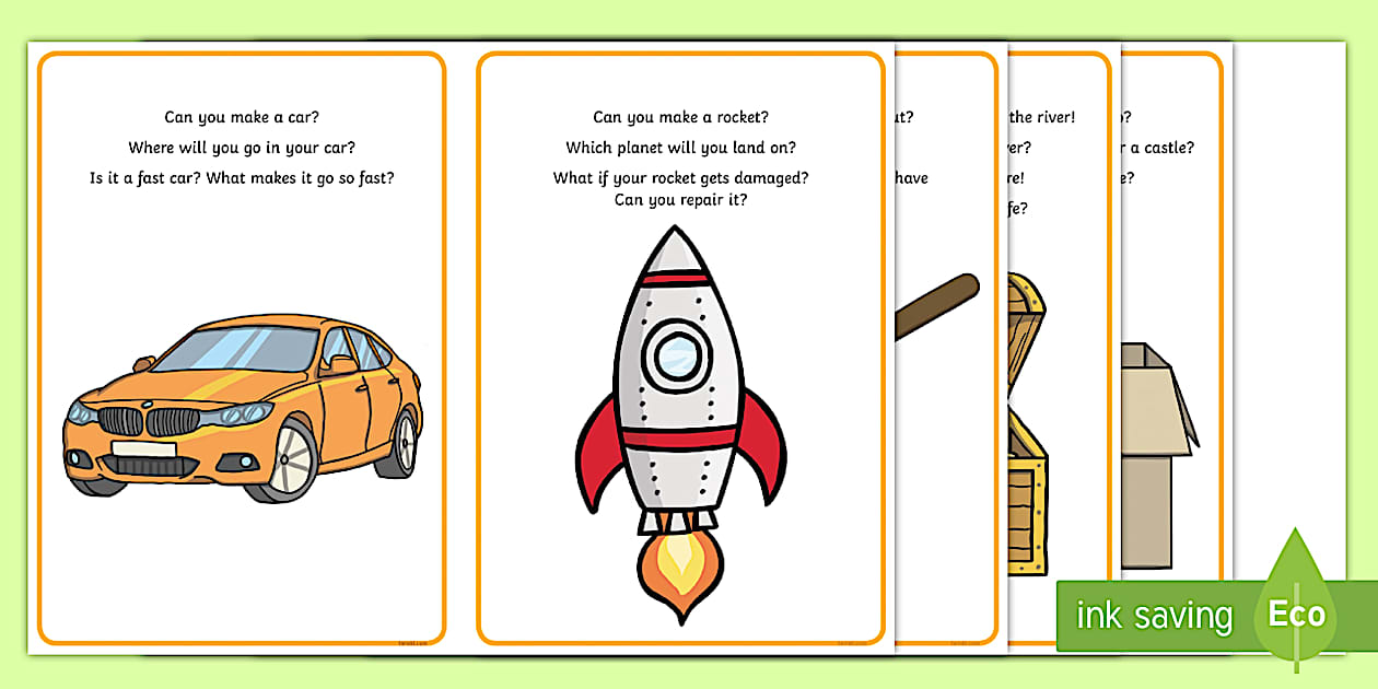 Deconstructed Role-Play Area Prompt Cards (teacher made)