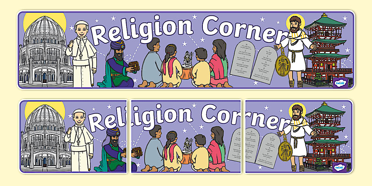 Religion Corner Display Banner (teacher made) - Twinkl