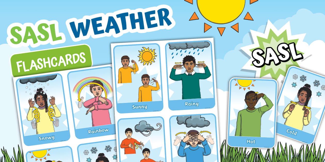 FP - SASL - Weather - Flashcards (CAPS Aligned)