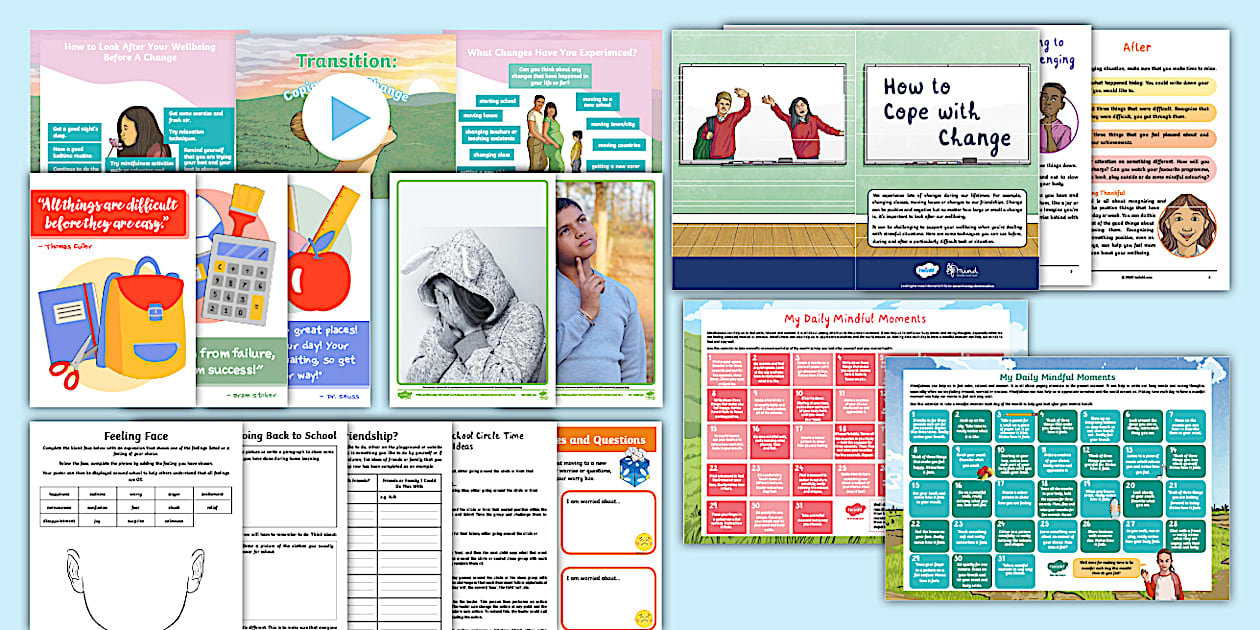 Mental Health and Wellbeing Pack Transition 2023 - Twinkl