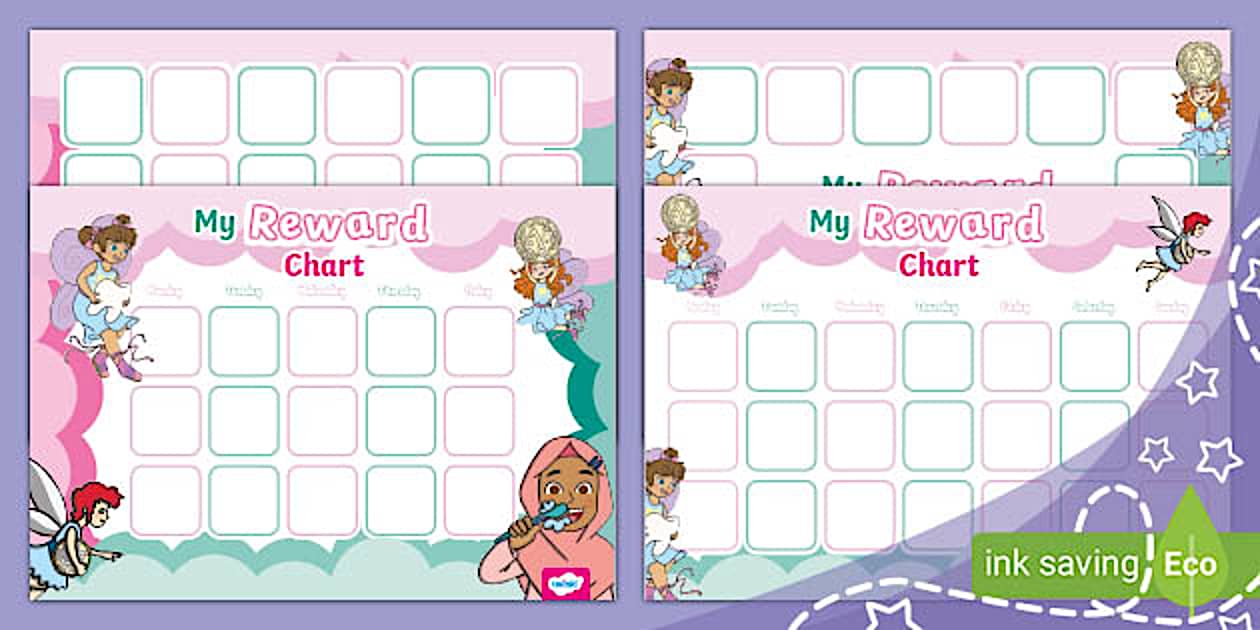 Brush Your Teeth: Tooth Fairy Reward Chart