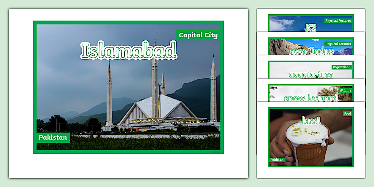 Pakistan Photo Display Pack - Twinkl - KS2