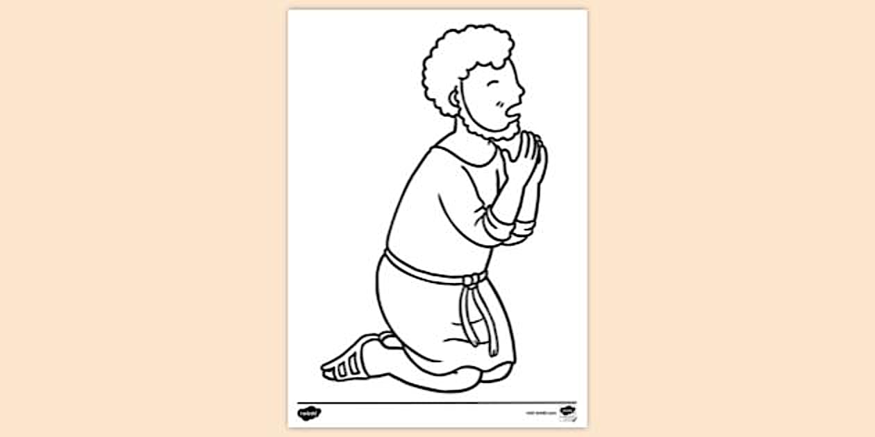 Disciple John Colouring Sheet | Colouring Sheets - Twinkl