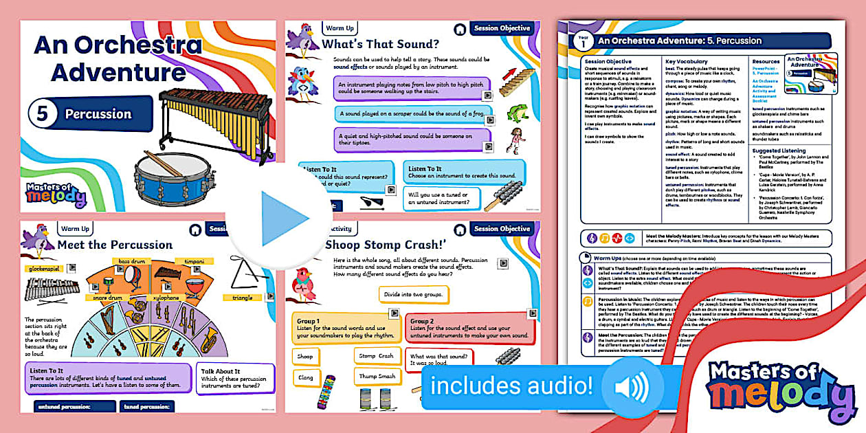 👉 Year 1 An Orchestra Adventure Session 5