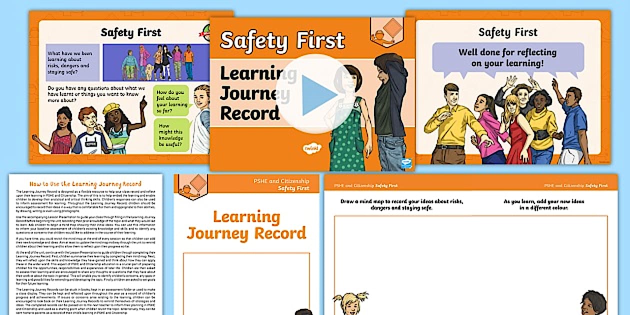 PSHE: LKS2 Safety First - Learning Journey Record Pack
