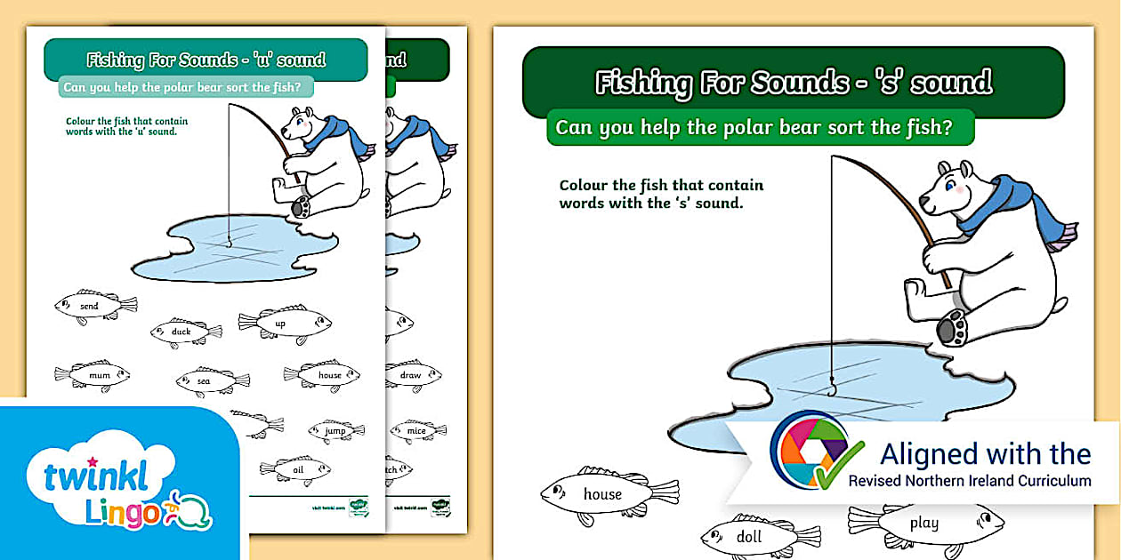 Phase 2 Fishing For Sounds (Lehrer gemacht) - Twinkl