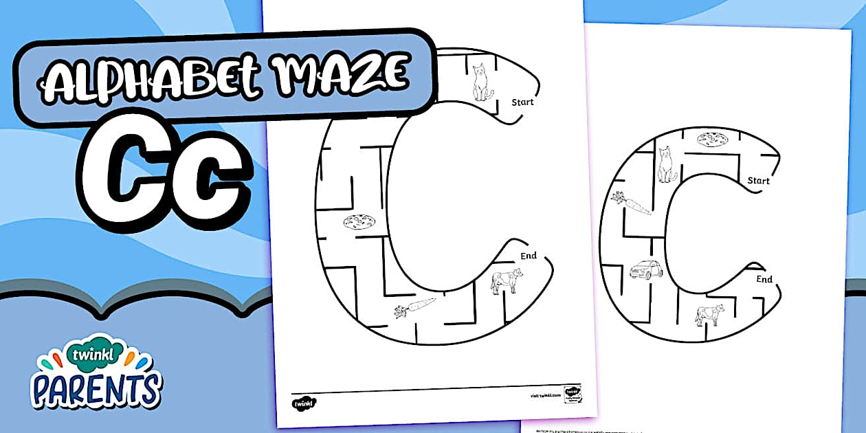 Alphabet Maze Cc