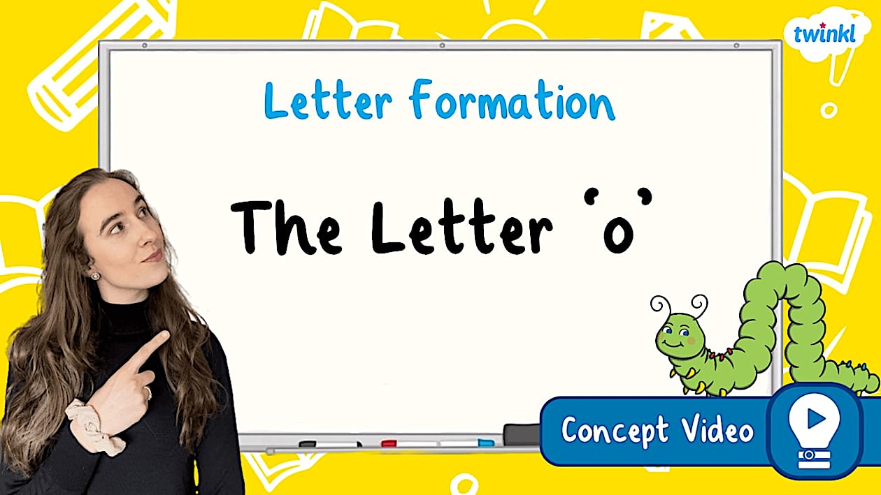 The Letter 'o' | Letter Formation Handwriting Concept Video