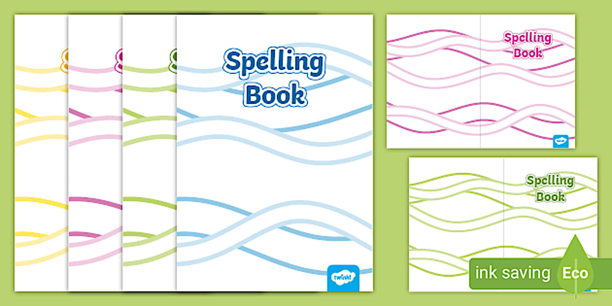 Spelling Book Cover (Teacher-Made) - Twinkl