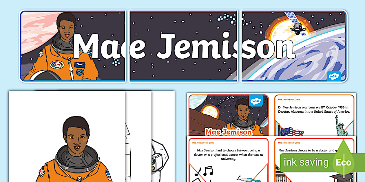 Mae Jemison Display Pack (Hecho por educadores) - Twinkl