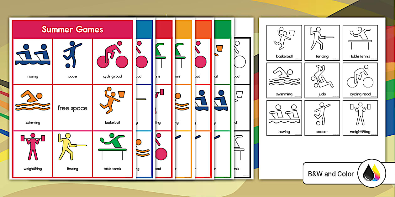 Summer Olympics Bingo for K-2nd Grade | Twinkl USA - Twinkl
