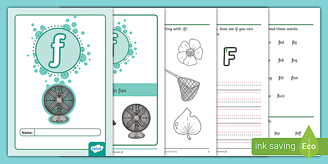 Sound-Symbol Booklet /f/