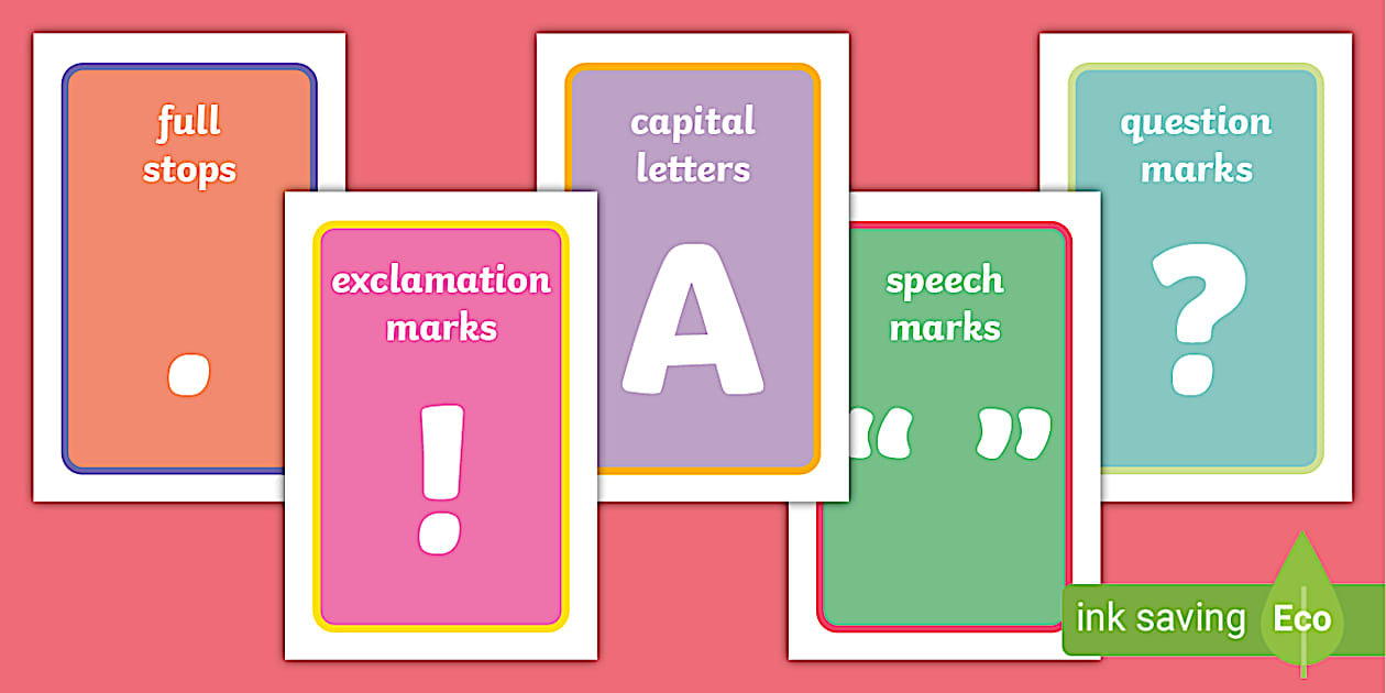 Punctuation English Table Signs IKEA Tolsby/Fiestad Frame