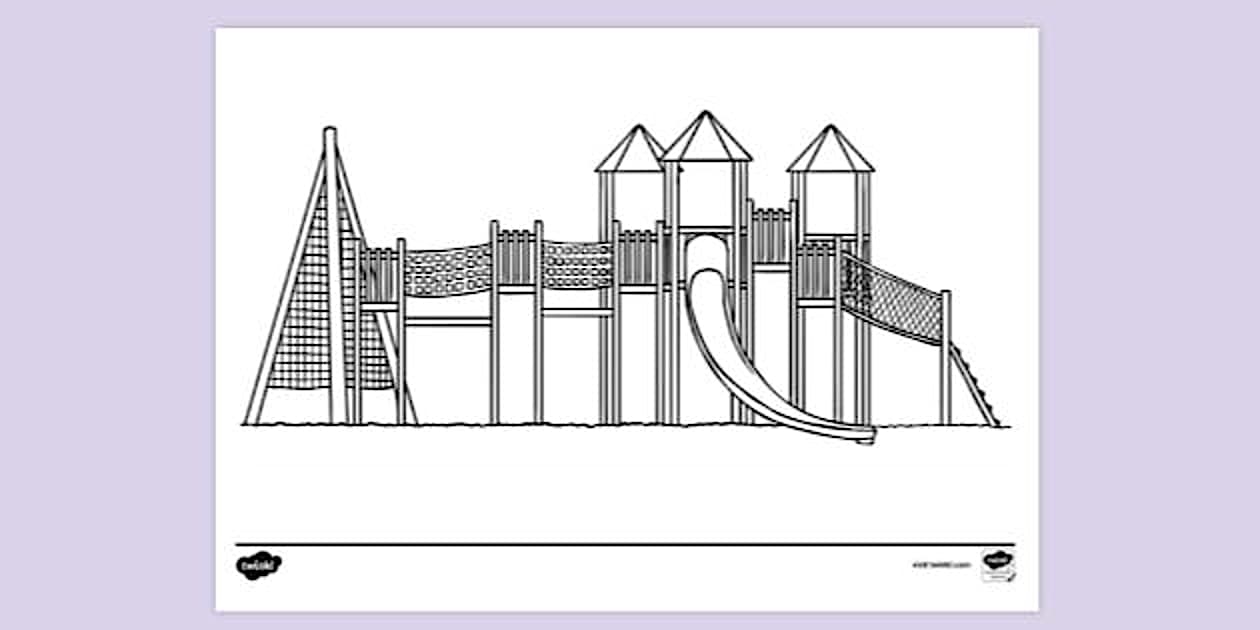Chatsworth Adventure Playground Colouring | Colouring Sheets