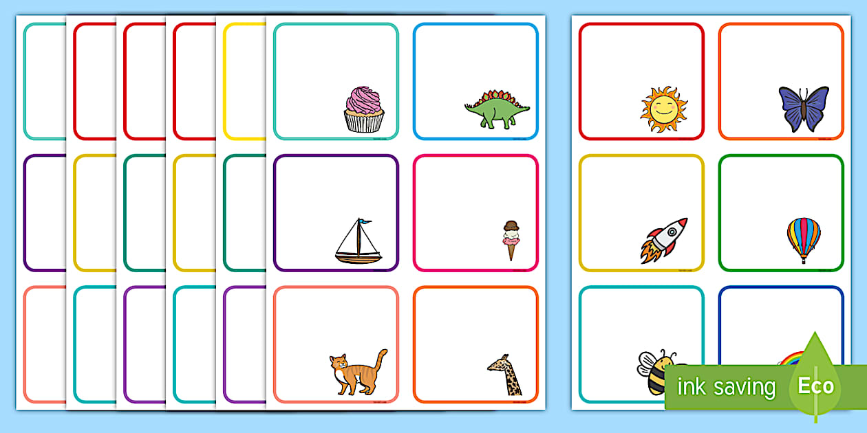 👉 Name Labels with Images | Name Label Resources - Twinkl