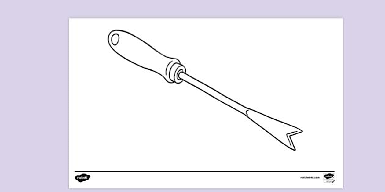 dandelion weeder Colouring | Colouring Sheets (teacher made)