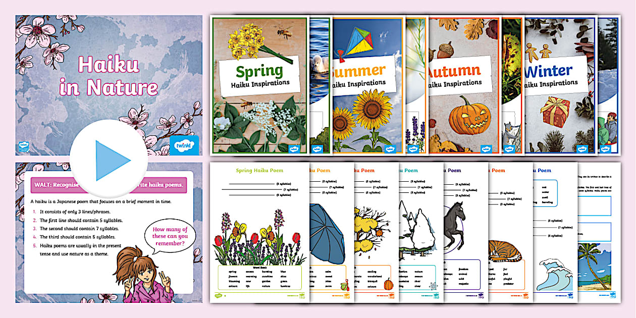 Haiku Poems About Nature | Nature Haiku Resource Pack | KS2