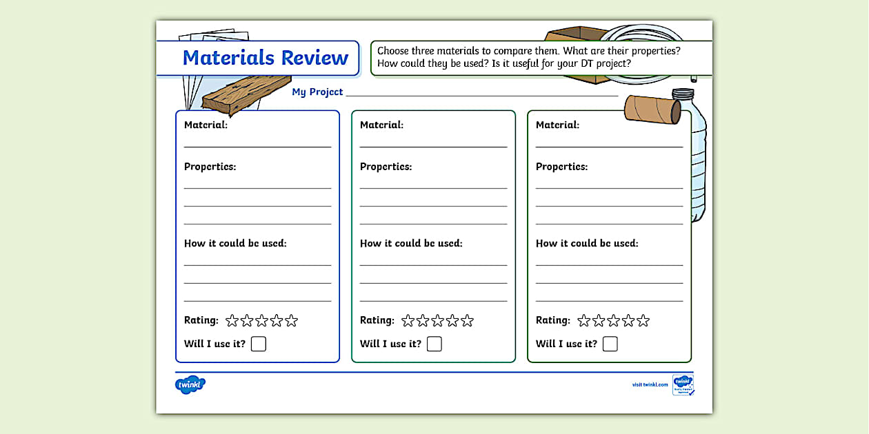 DT Materials Review Worksheet - Properties (professor feito)