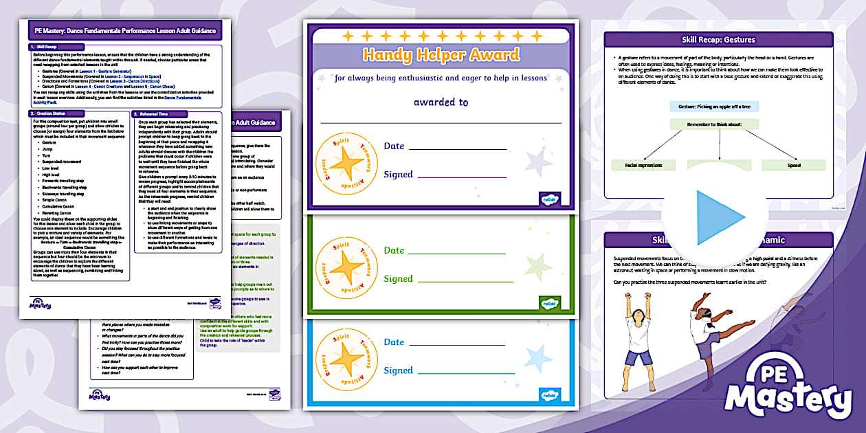 PE Mastery: Grade 2 Dance Fundamentals Performance Pack