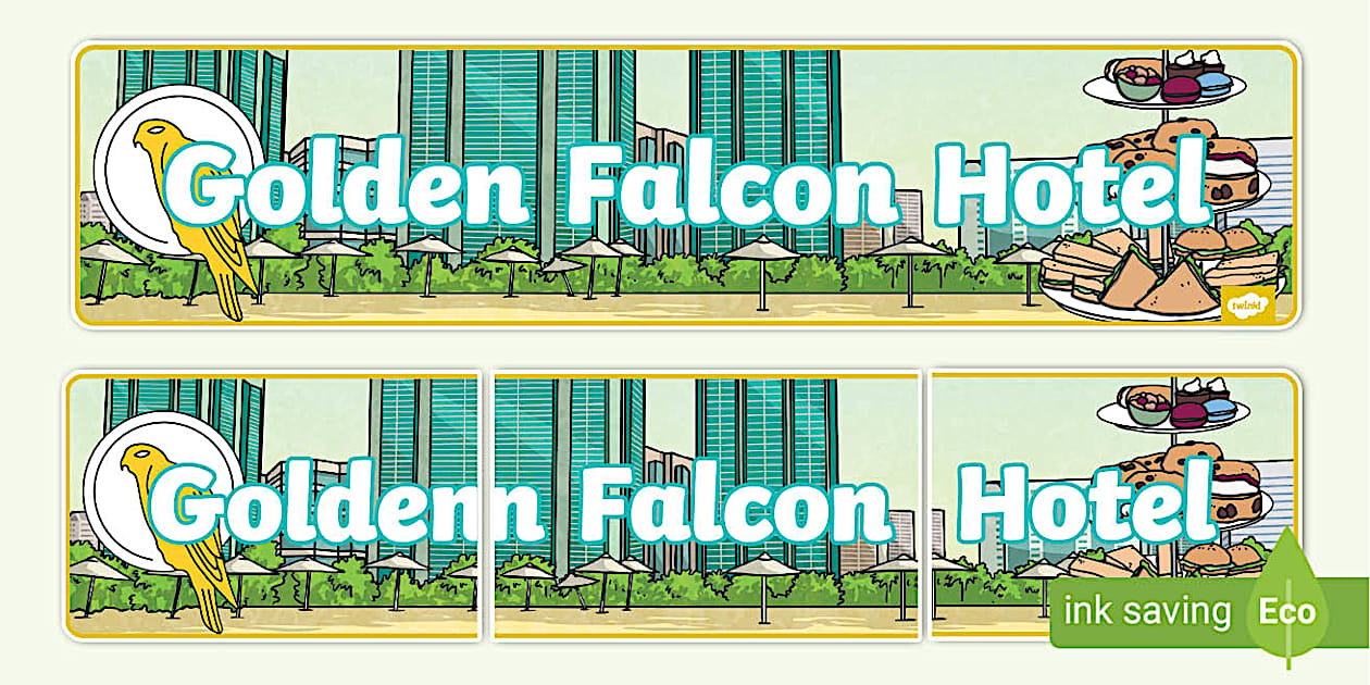 UAE Golden Falcon Hotel Role Play Display Banner