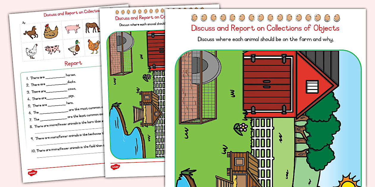 Data Handling: Discuss and Report on Collections - Farm