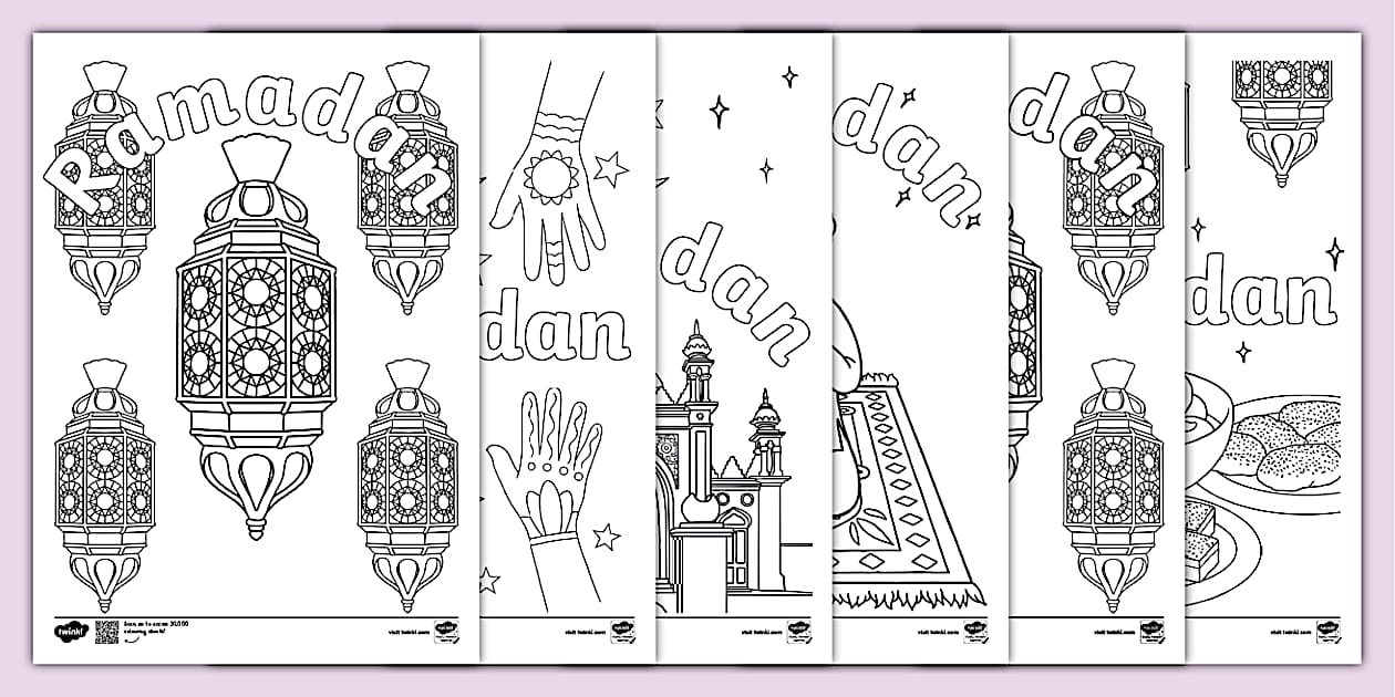 Ramadan Colouring Pages (teacher made) - Twinkl