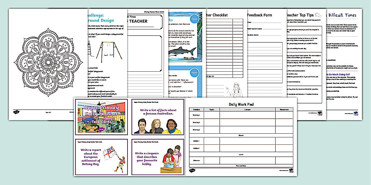 Casual Relief Teaching Taster Pack (teacher made) - Twinkl