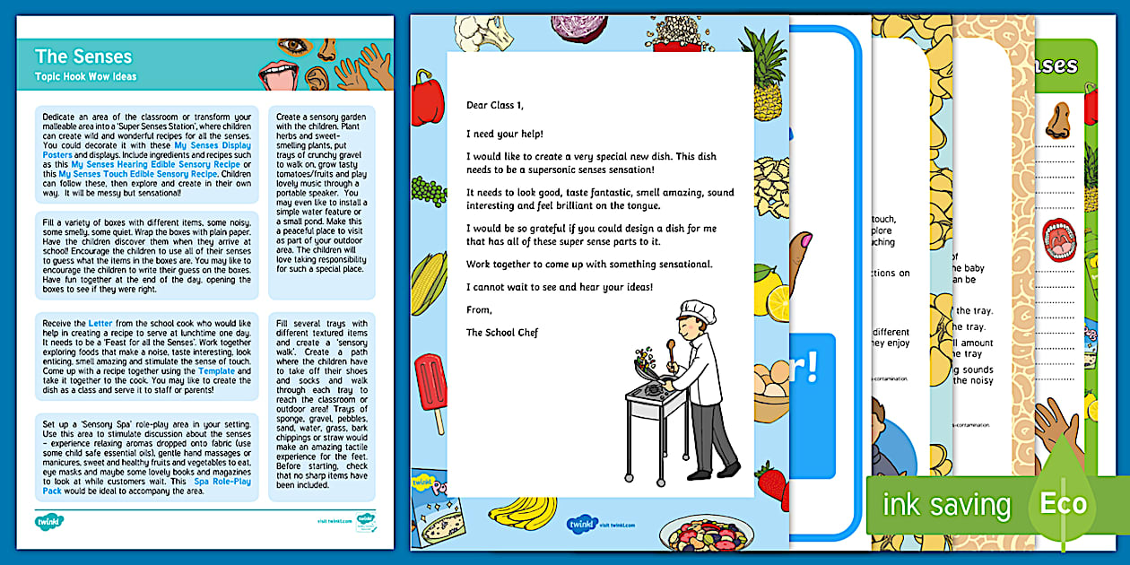 All About Me My Senses Topic Hook Wow Ideas and Resource Pack