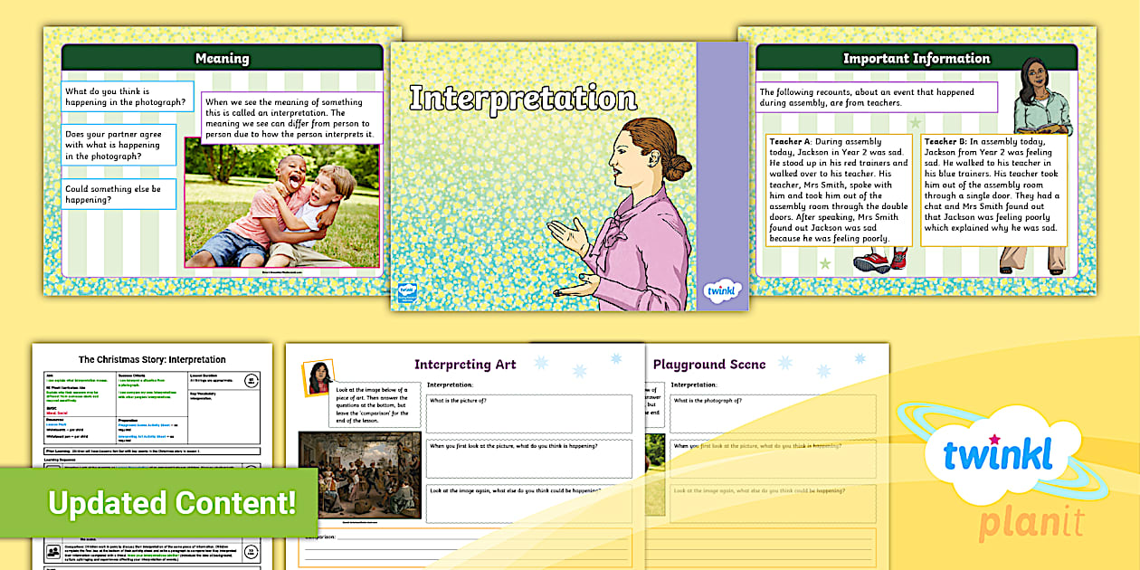 Interpretation Of Christmas | The Christmas Story | Y6 RE