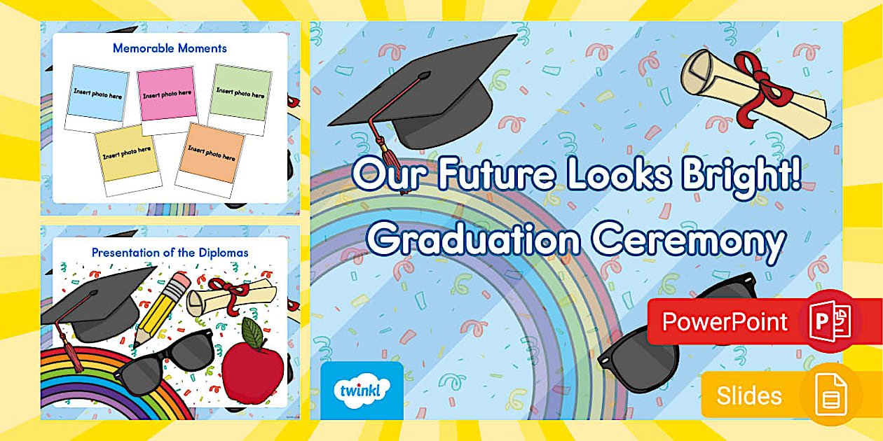 Editable Graduation Ceremony PowerPoint & Google Slides